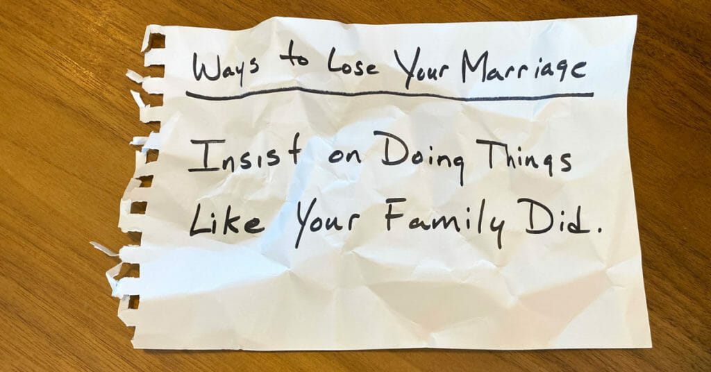 The List – Insist on Doing Things As Your Family Did - Warren Church